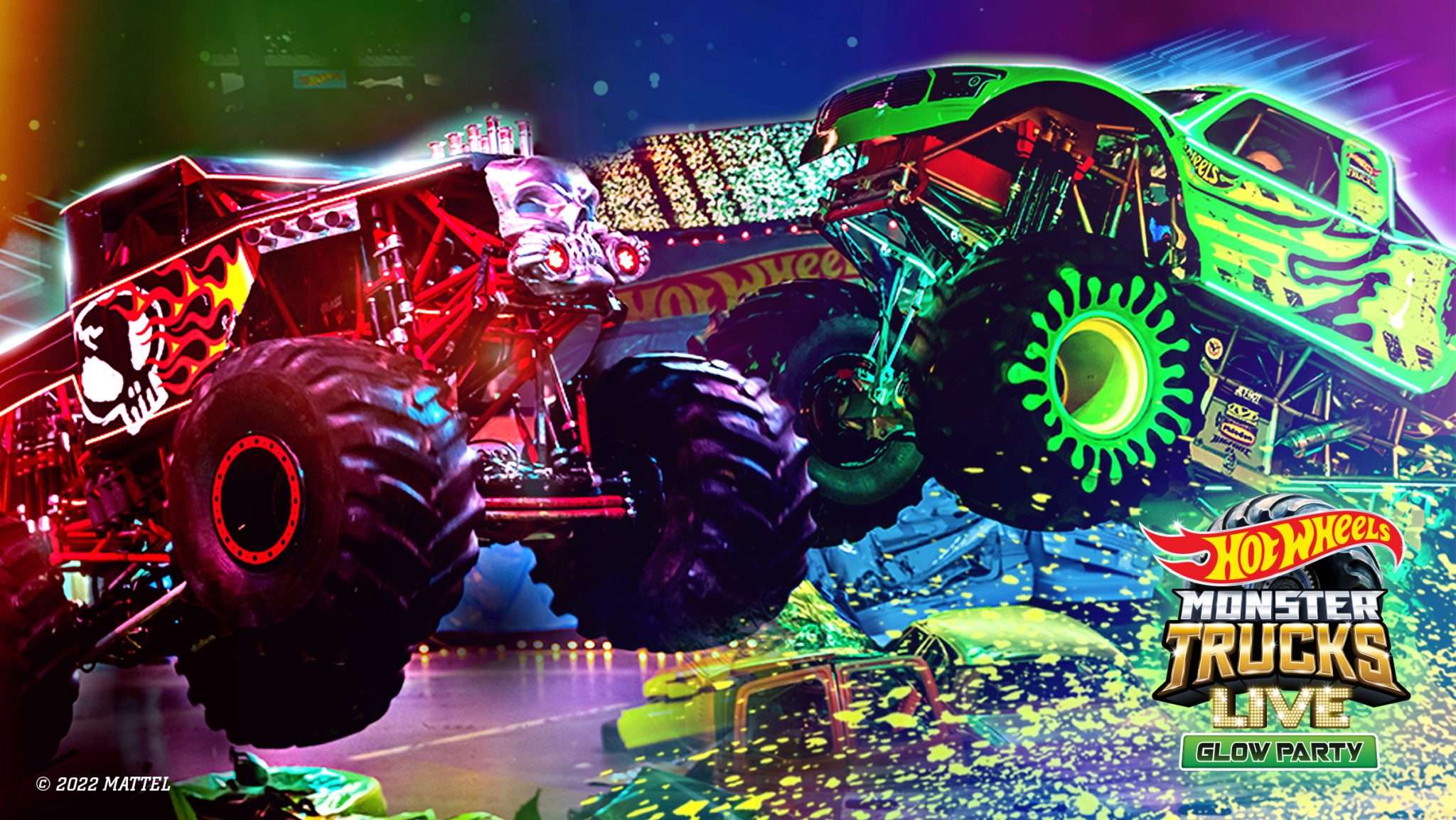 Hot Wheels Monster Trucks Live: Glow Party at the 02 this weekend ...