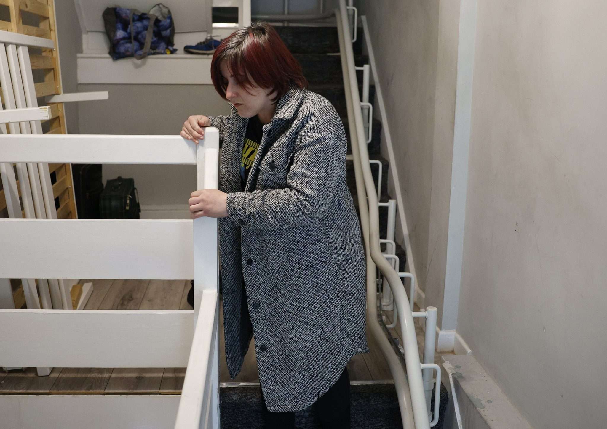 'I have to slide down the stairs on my bottom because stairlift is ...